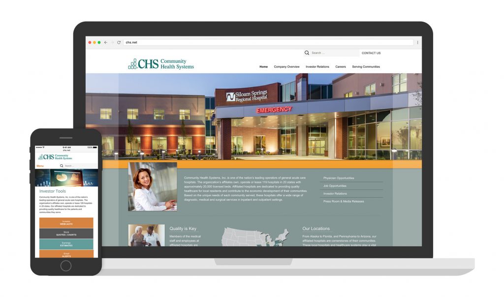 Community Health Systems - Website – Locomotion Creative