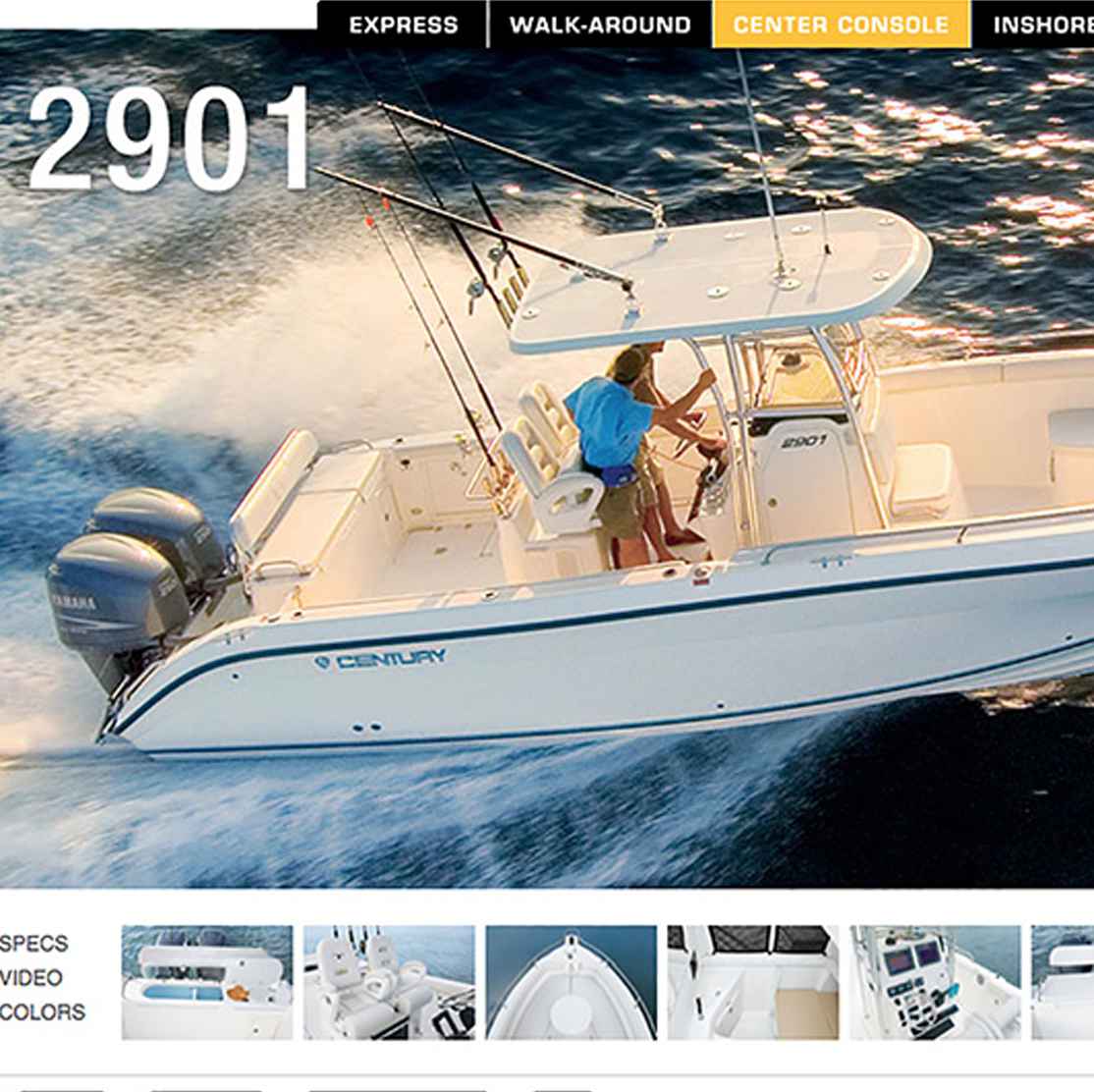 Century Boats - Website – Locomotion Creative