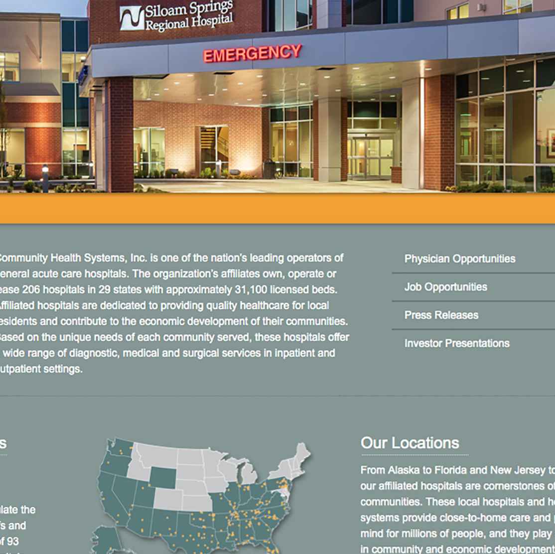 Community Health Systems - Website – Locomotion Creative
